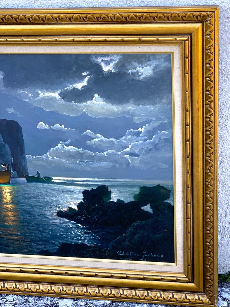 Evening Capri Seascape by Salvatore Federico, Italian, 20th Century at ...