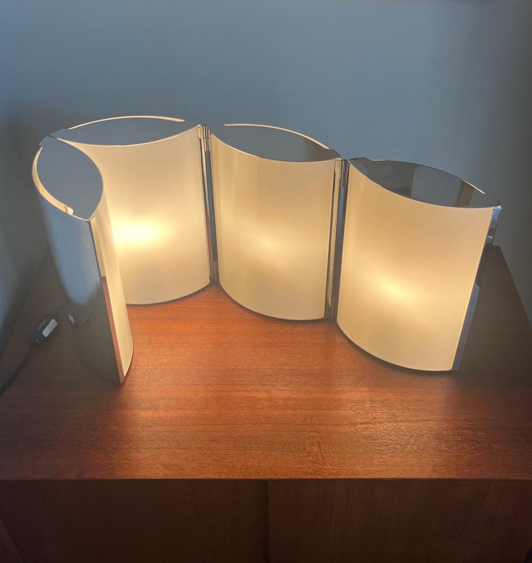 "Éventail" Table Lamp by Jean-Pierre Vitrac for Verre Lumière Edition ...