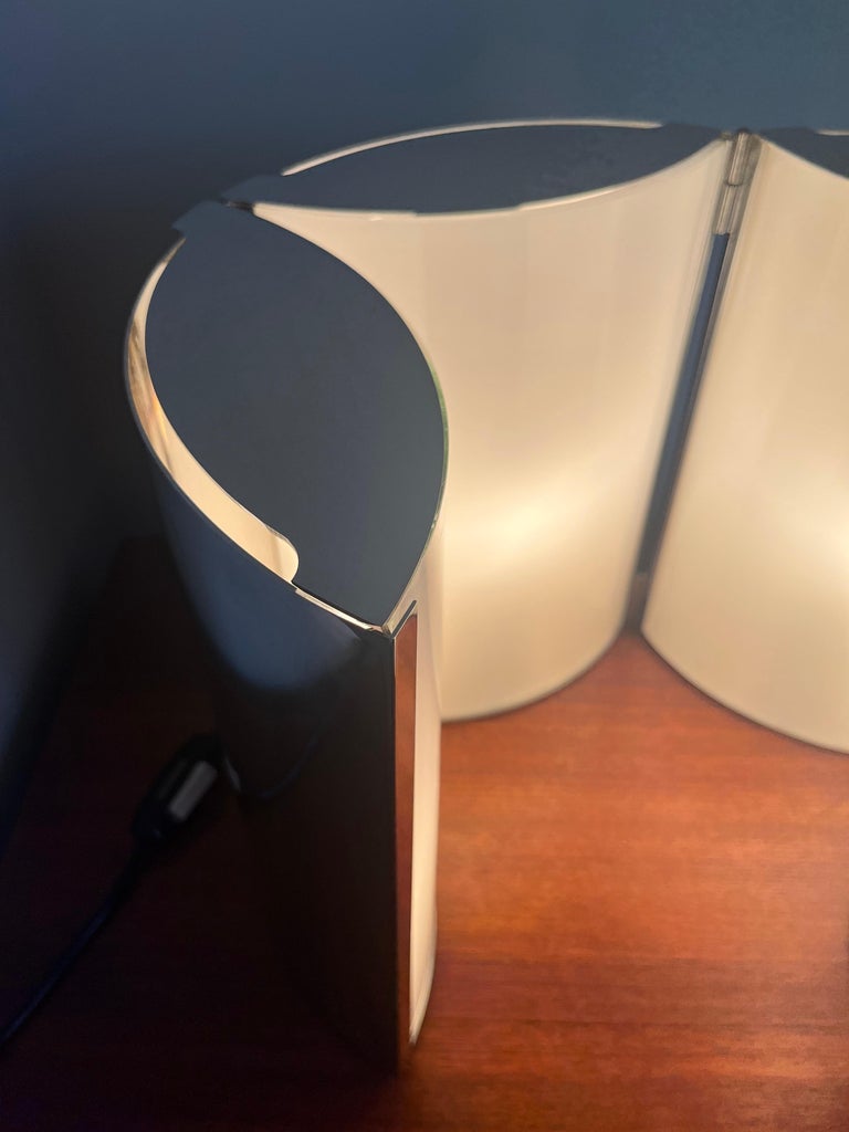 "Éventail" Table Lamp by Jean-Pierre Vitrac for Verre Lumière Edition ...