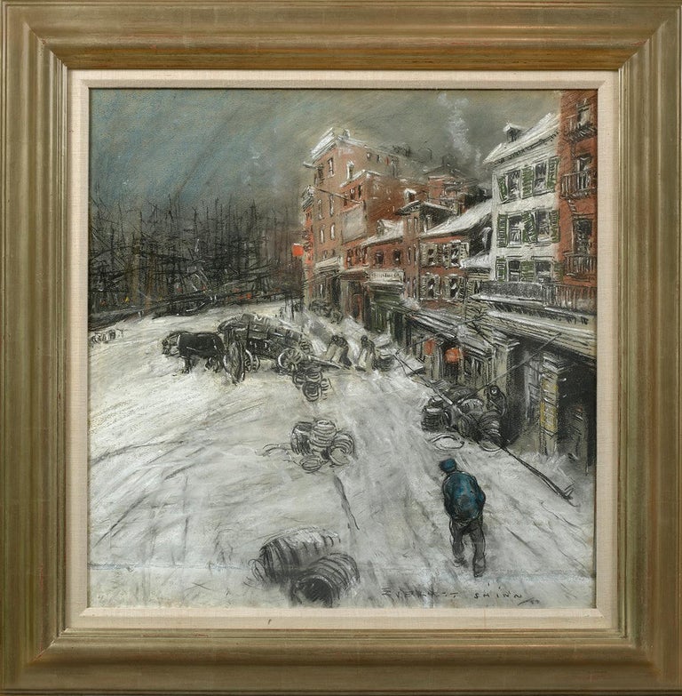 Everett Shinn - The Docks For Sale at 1stDibs