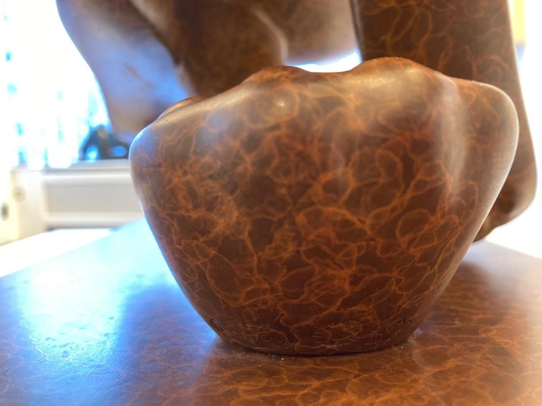 Evert den Hartog - Rennende Poema no. 2 Running Cougar Bronze Sculpture Patin In Stock For Sale ...