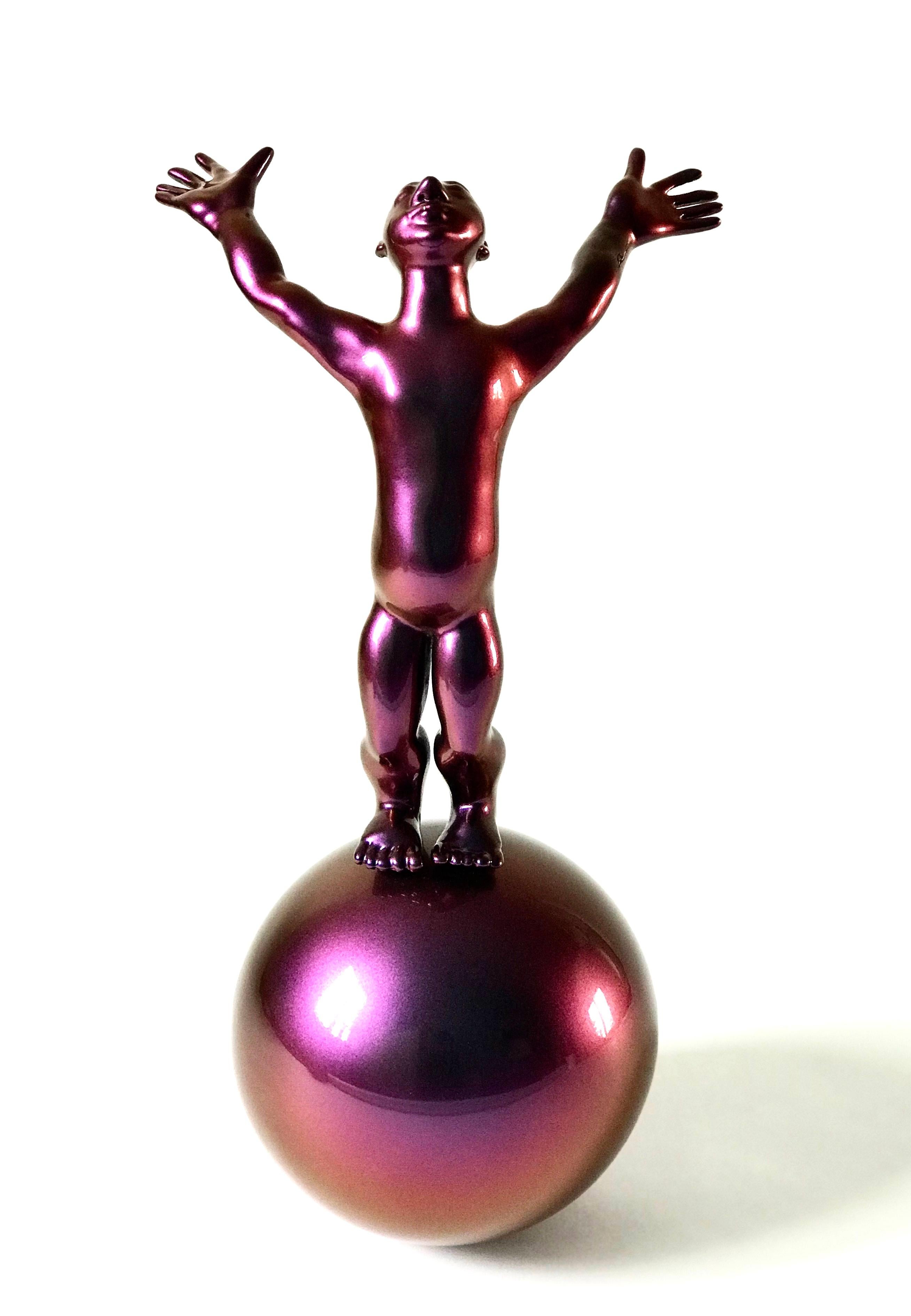 Joe Funk - Green Owl Jar by Joseph Funk at 1stDibs