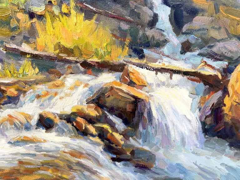 Evgeny Chernyakovsky - river, Painting, Oil on Canvas For Sale at 1stDibs