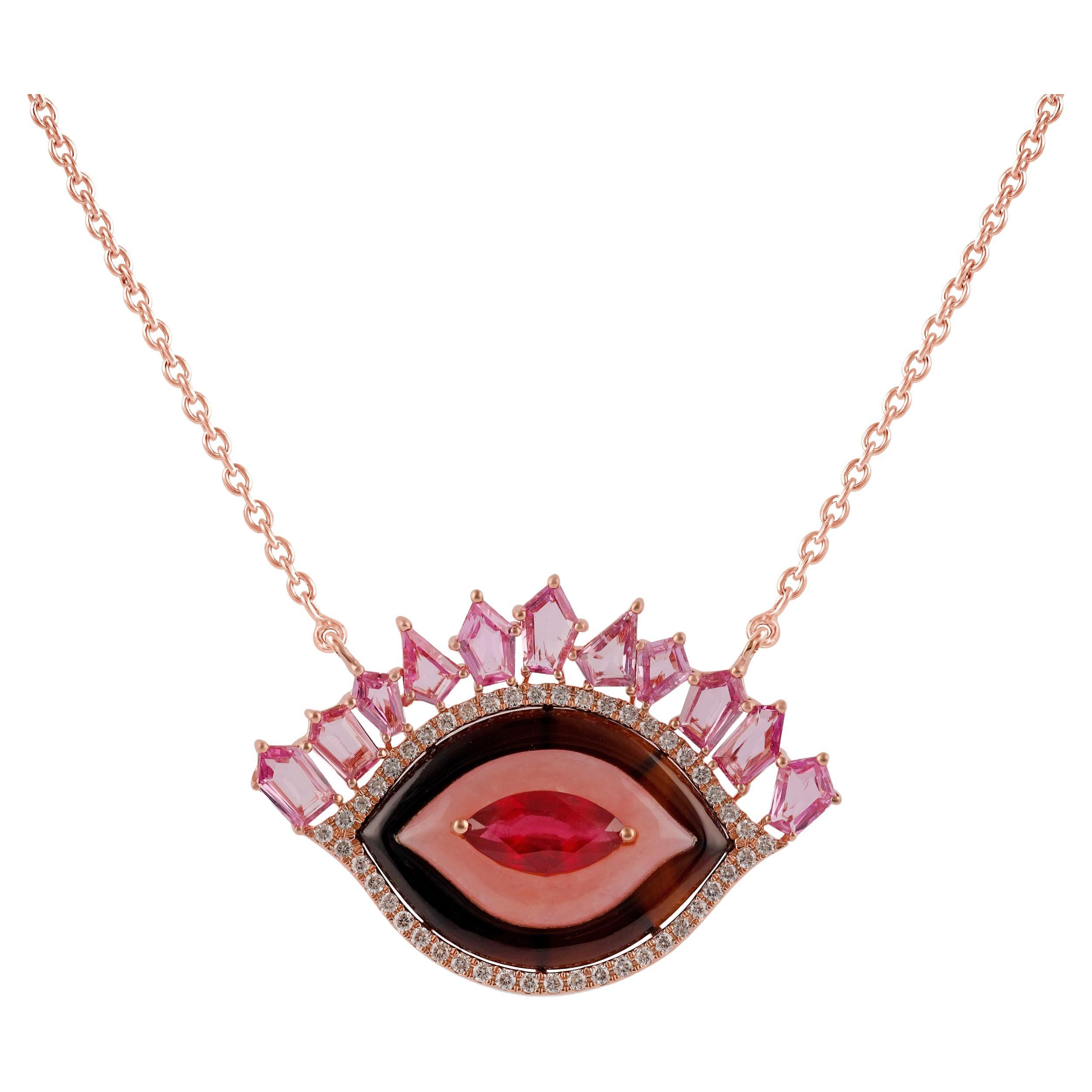 Victorian Opal Opulence Ruby Eye Snake plus Hearth Pendant For Sale at ...