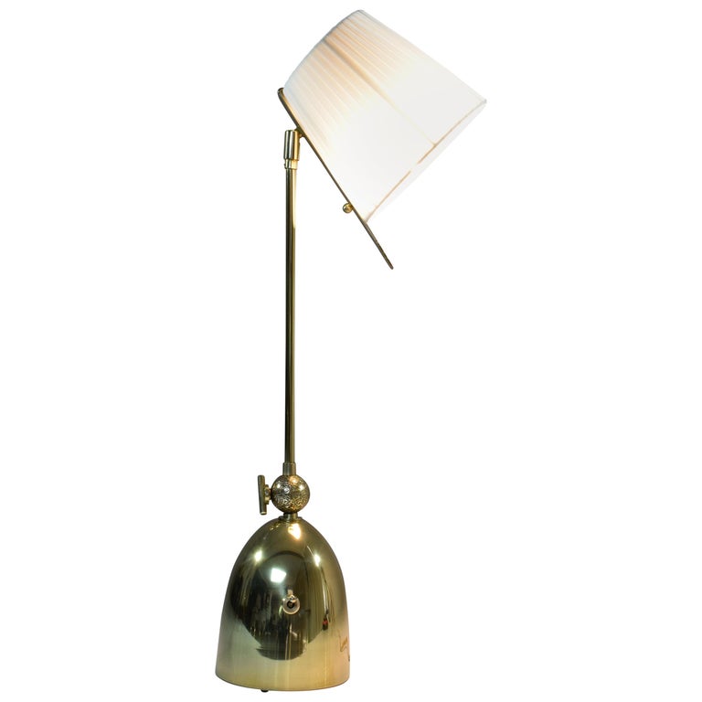 Evolution-IV Contemporary Brass Table Lamp, Flow Collection For Sale at ...