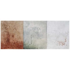 Graphic 1970s Triptych at 1stDibs