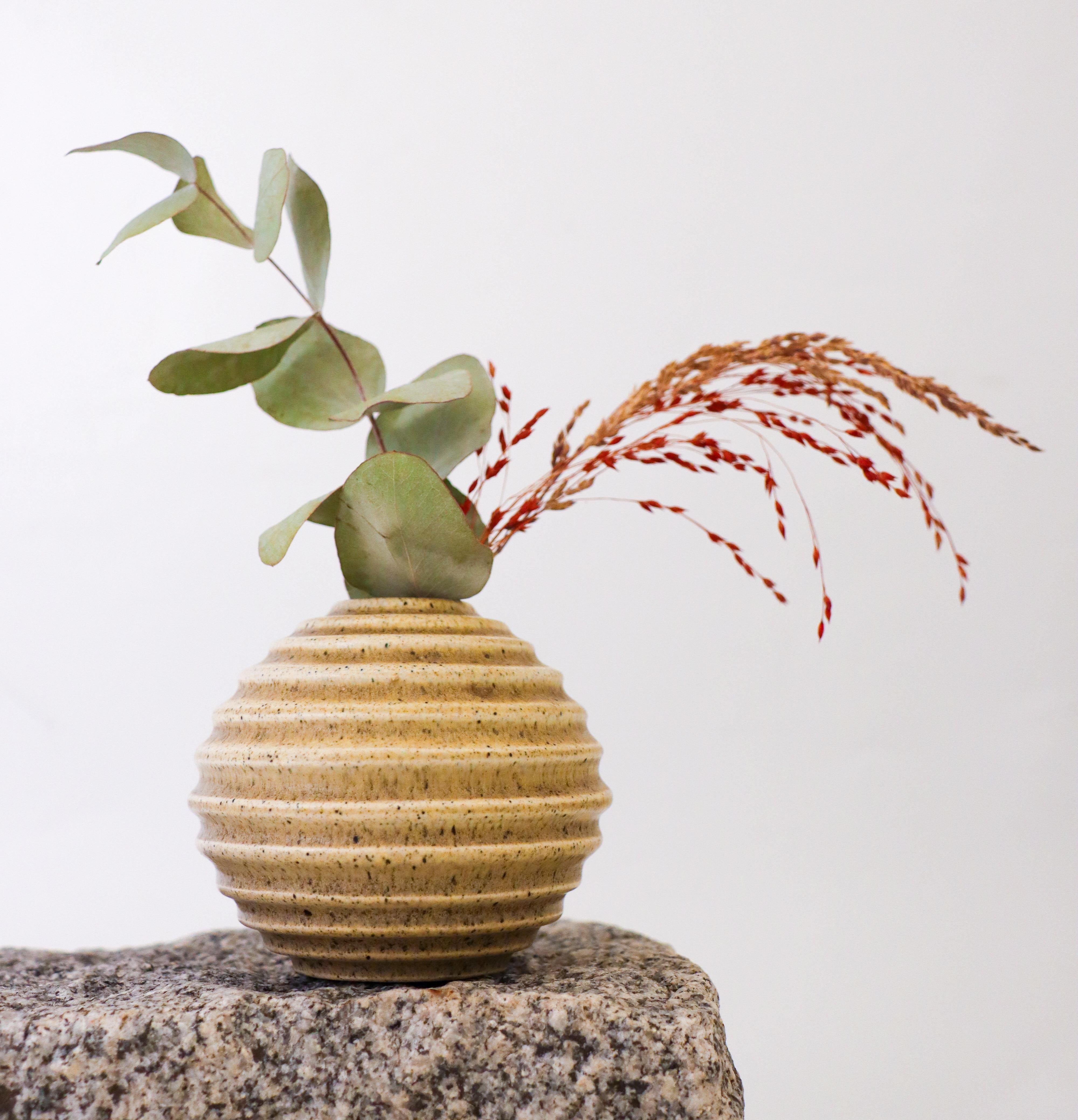 Ewald Dahlskog, Art Deco Globose Vase, Bo Fajans, Sweden, 1930s For ...