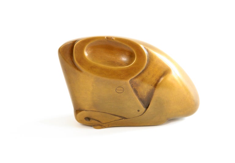 Ewald Mataré - Bronze "Eingekauertes Rind II", 1947 by Ewald Mataré For ...