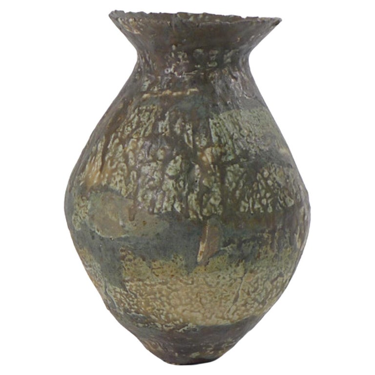 Ewen Henderson, Amphora, Hand Built in Mixed Clay For Sale at 1stDibs