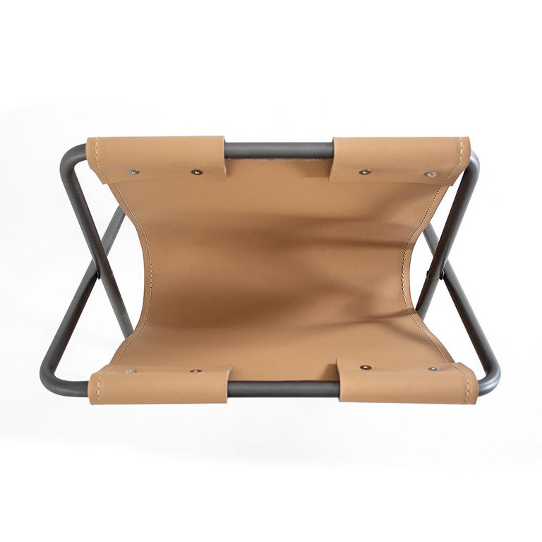 Ex Magazine Rack with a Leather Storage Compartment for Your Reading ...