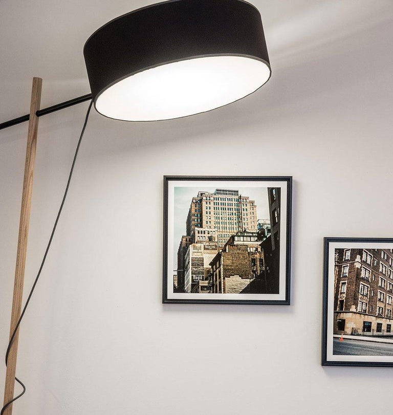 Excel Floor Lamp in White and Oak by Rich Brilliant Willing for Roll ...