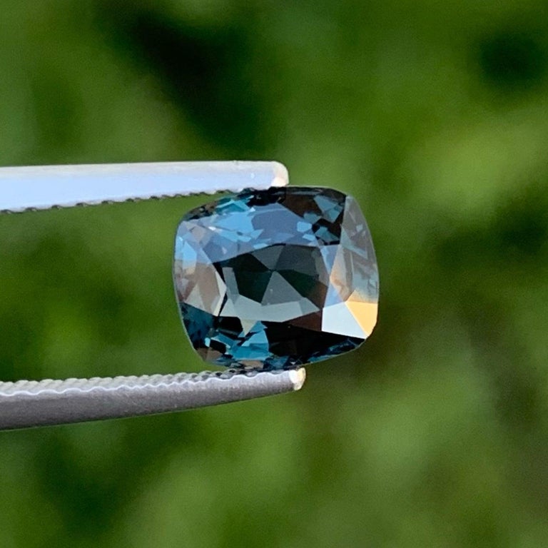 Excellent Grayish Blue Sapphire Stone 1.35 Carats Srilanka Sapphire For ...