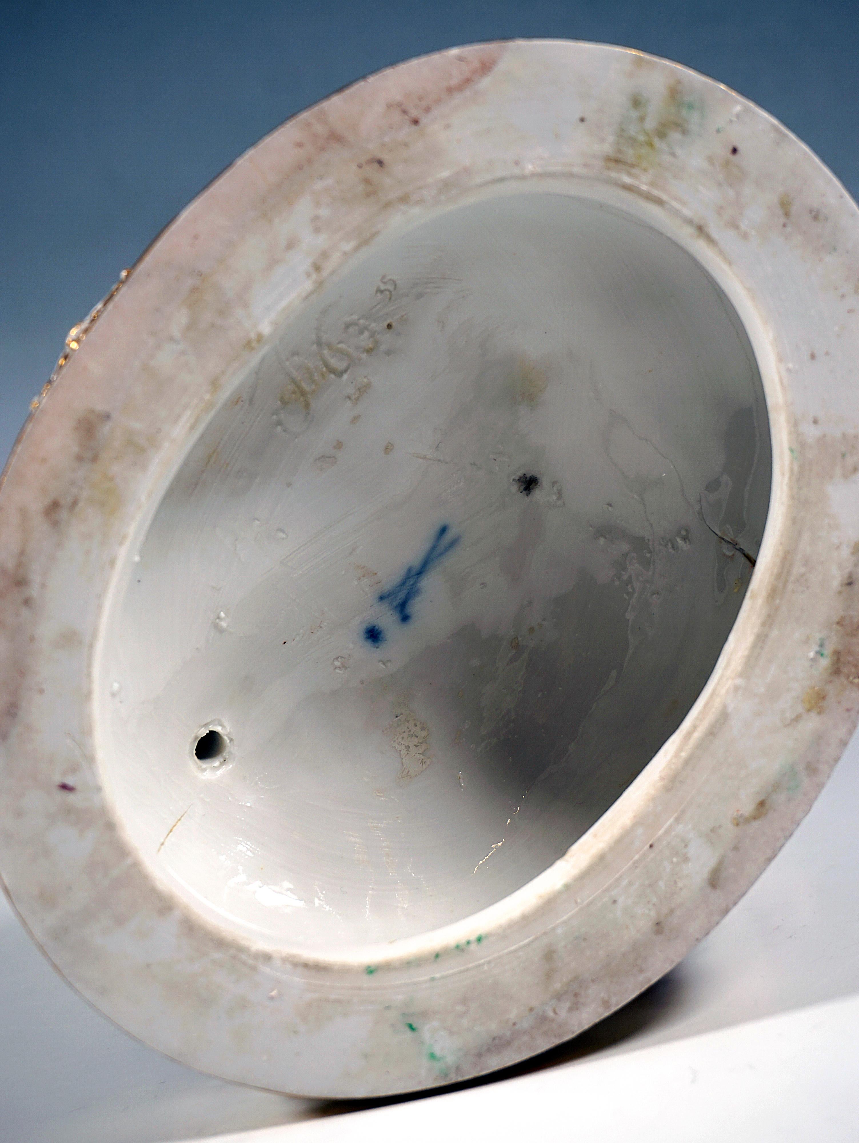 Excellent Meissen Rococo Love Group 'The Broken Bridge', by M.V. Acier ...