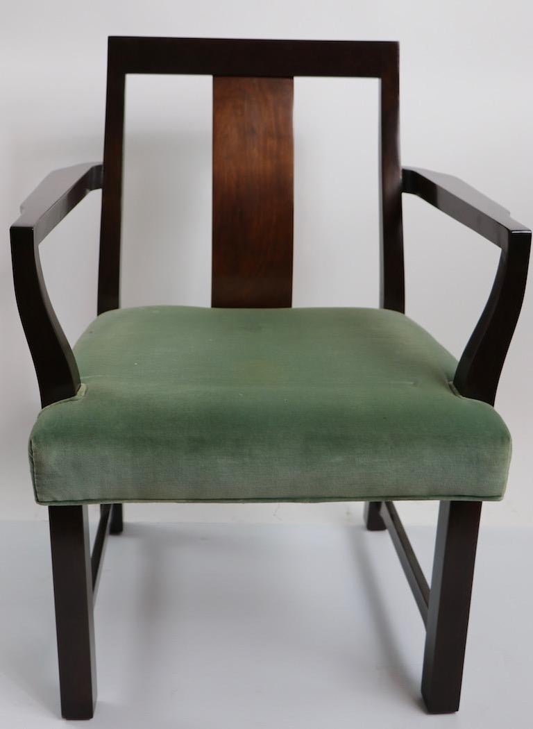 Excellent Set of 8 Dunbar Dining Chairs designed by Wormley For Sale at ...