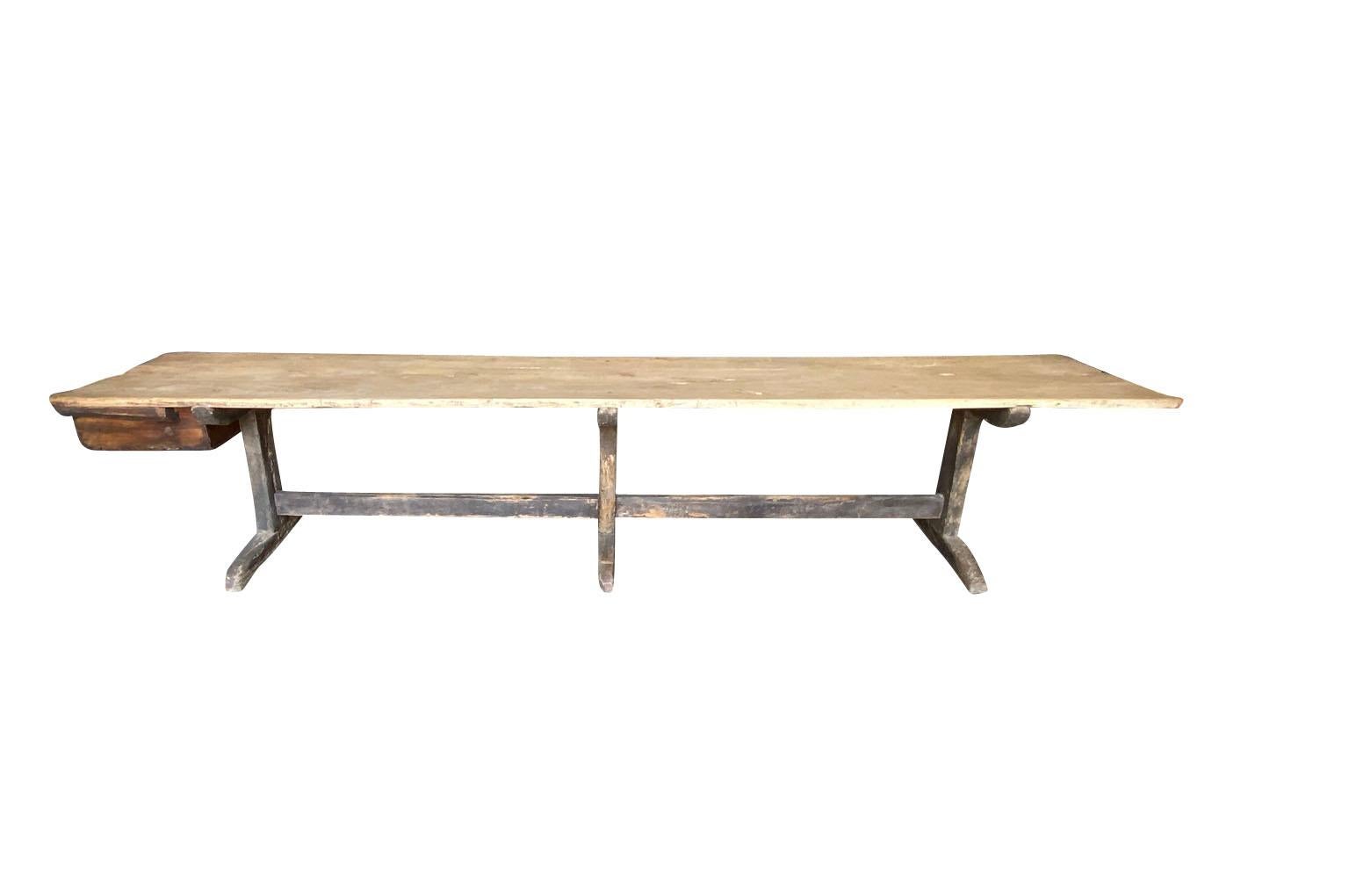Exceptional 17th Century Spanish Farm Table For Sale at 1stDibs