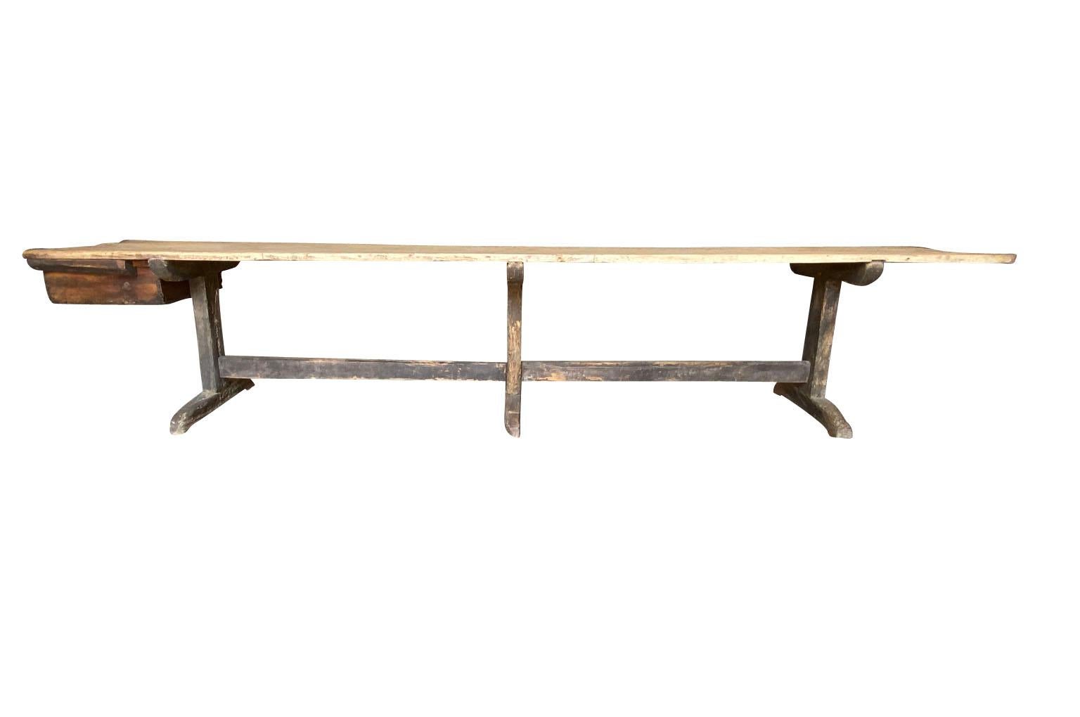 Exceptional 17th Century Spanish Farm Table For Sale at 1stDibs