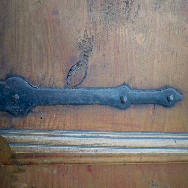 Exceptional 18th Century Tyrolean Blue Floral Painted Wardrobe, 1793 at ...
