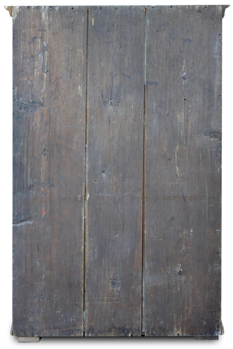 Exceptional 18th Century Tyrolean Blue Floral Painted Wardrobe, 1793 at ...