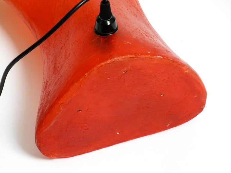Exceptional 1960s Woman Torso Table Lamp Made of Fiberglass in Red For ...