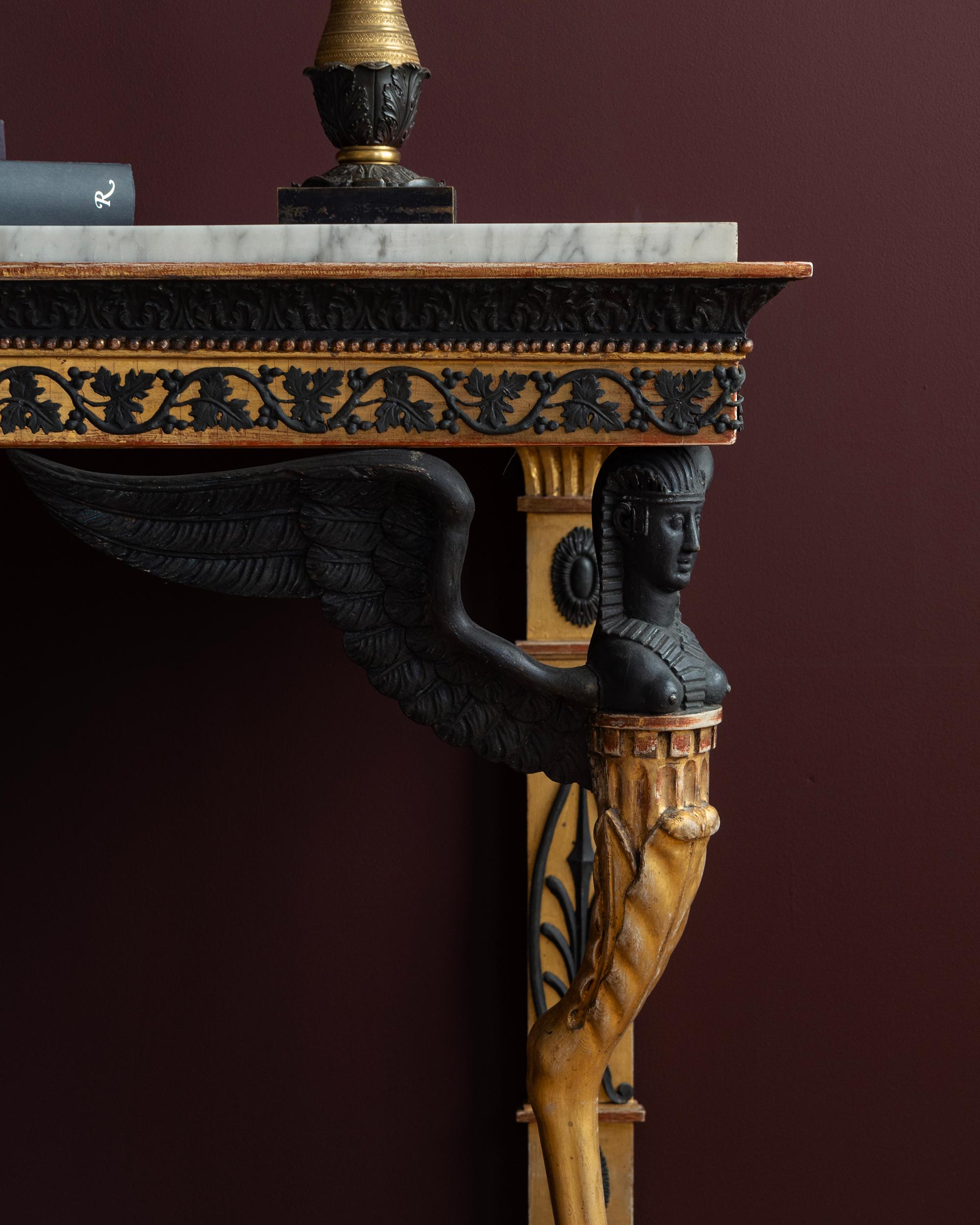 Exceptional 19th Century Swedish Late Gustavian Console Table For Sale ...