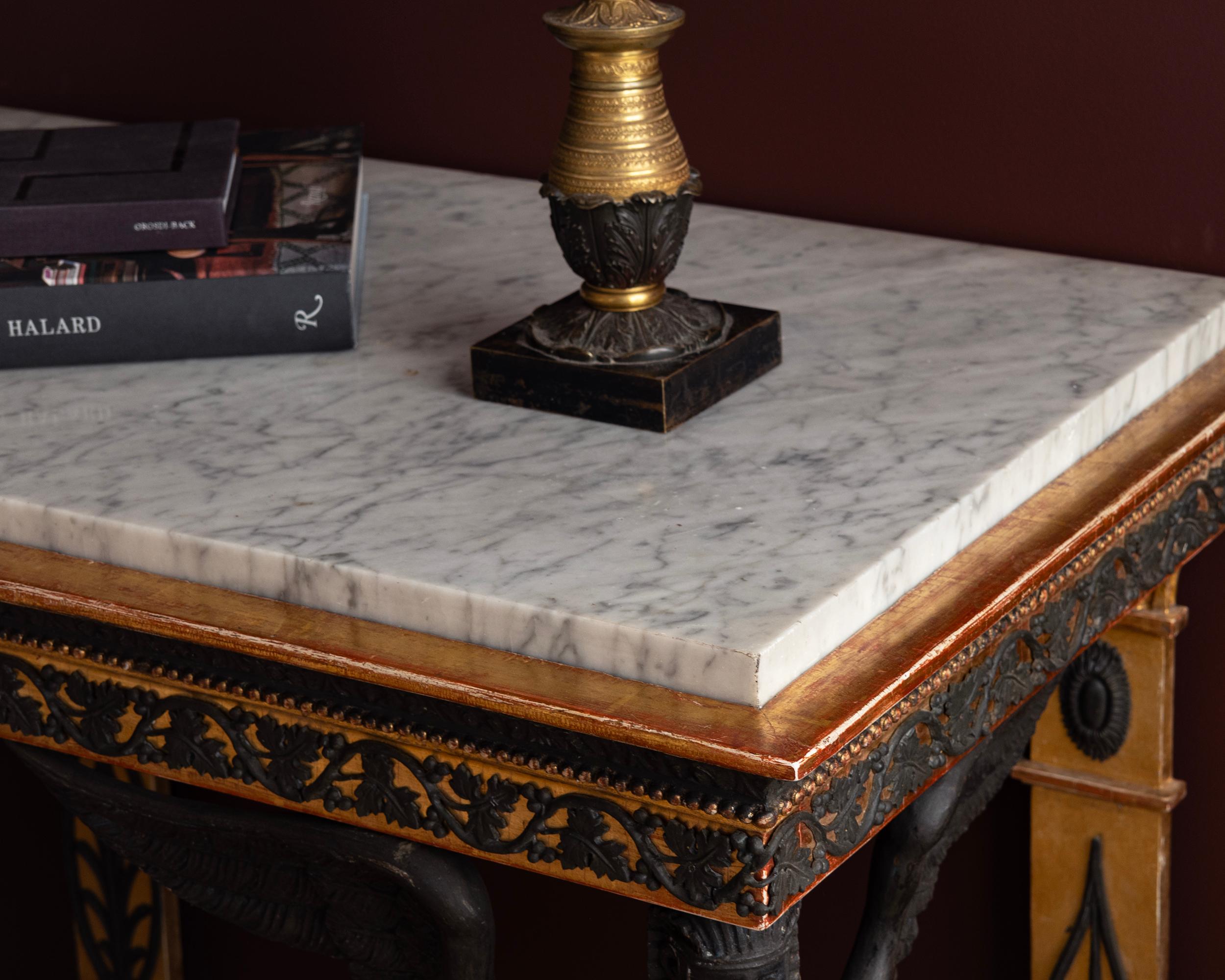 Exceptional 19th Century Swedish Late Gustavian Console Table For Sale ...
