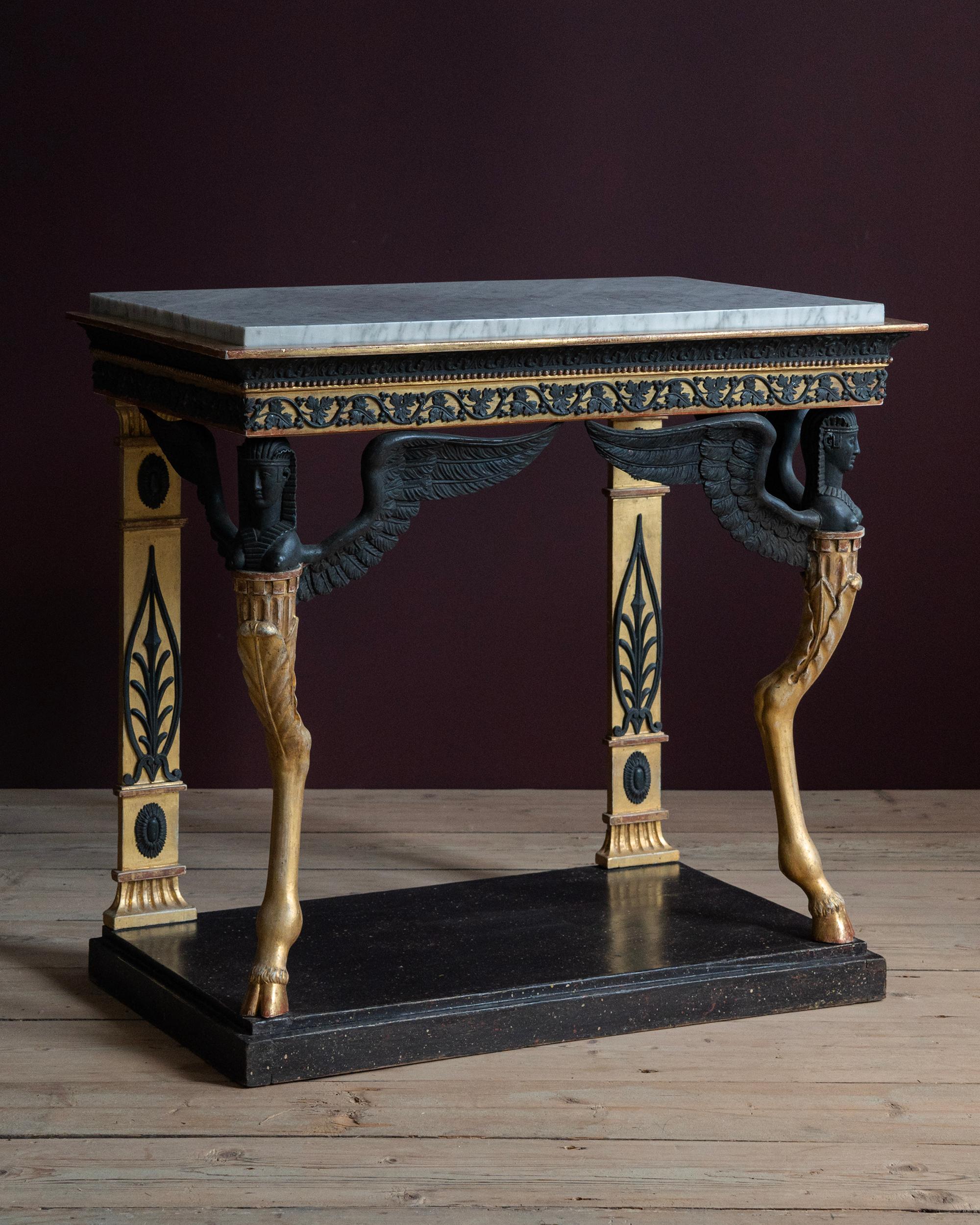 Exceptional 19th Century Swedish Late Gustavian Console Table For Sale ...