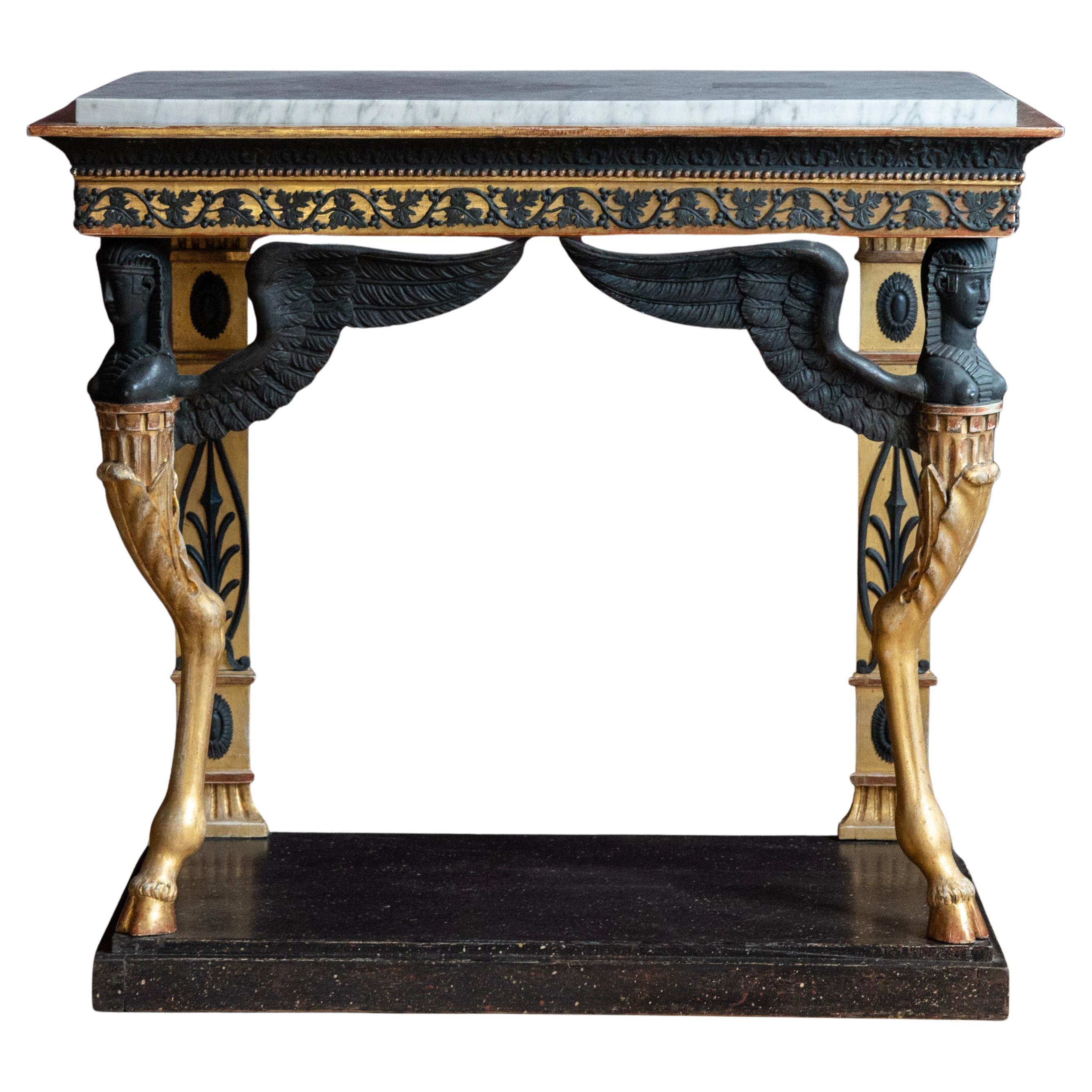 Exceptional 19th Century Swedish Late Gustavian Console Table For Sale ...