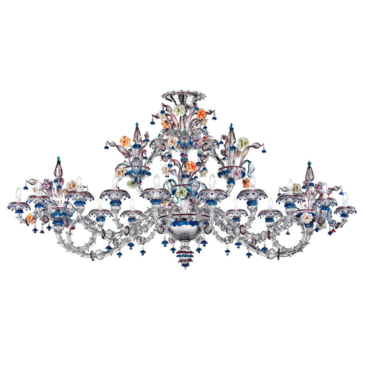 1 of the 2 Exceptional and Rich Wall Lights by Signoretto, Murano For ...