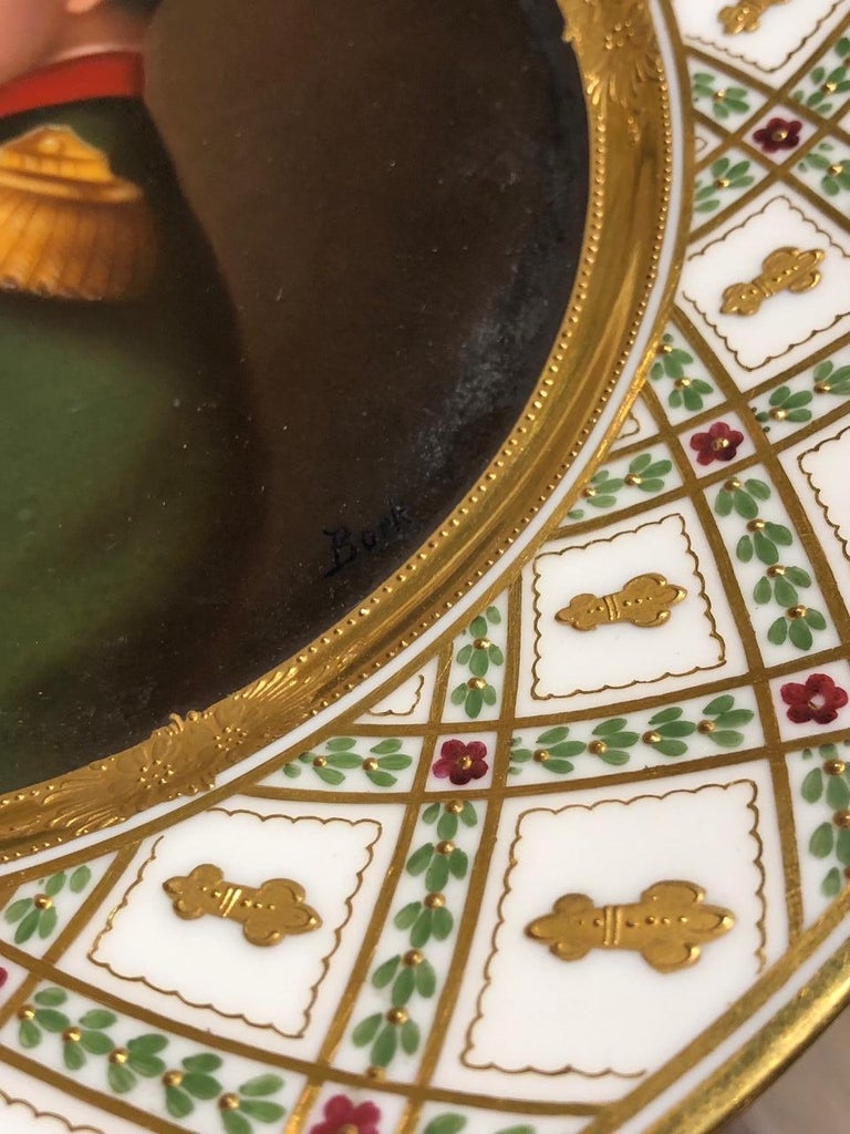 Exceptional Antique Hand Painted Royal Vienna Porcelain Plate of ...