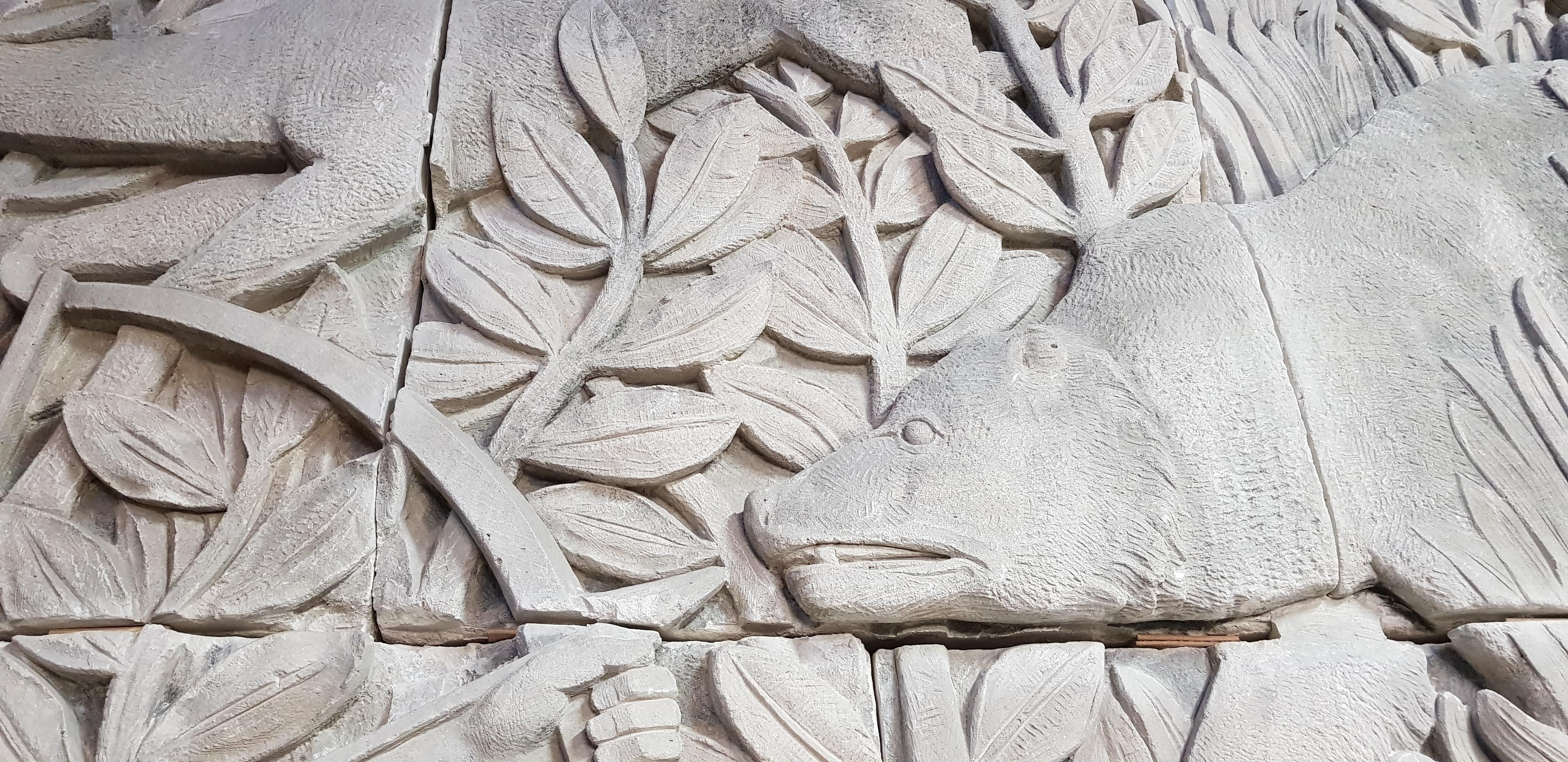 Exceptional Art Deco Limestone Bas-Relief For Sale at 1stDibs | bas ...