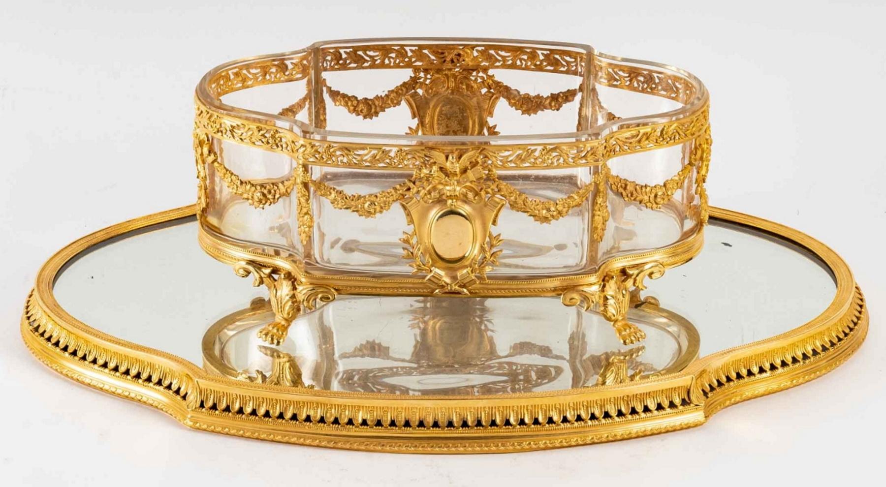 Exceptional Baccarat Crystal and Gilt Bronze Centrepiece, 19th Century ...