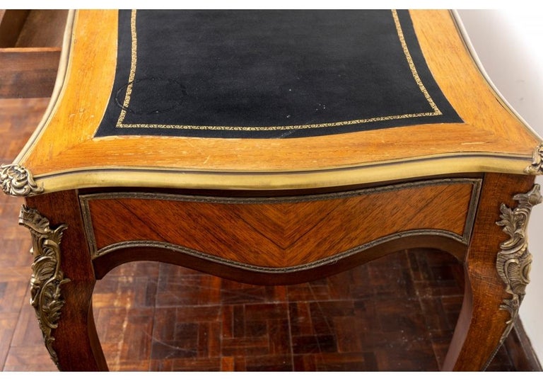 Exceptional Bronze Mounted French Writing Table For Sale at 1stDibs