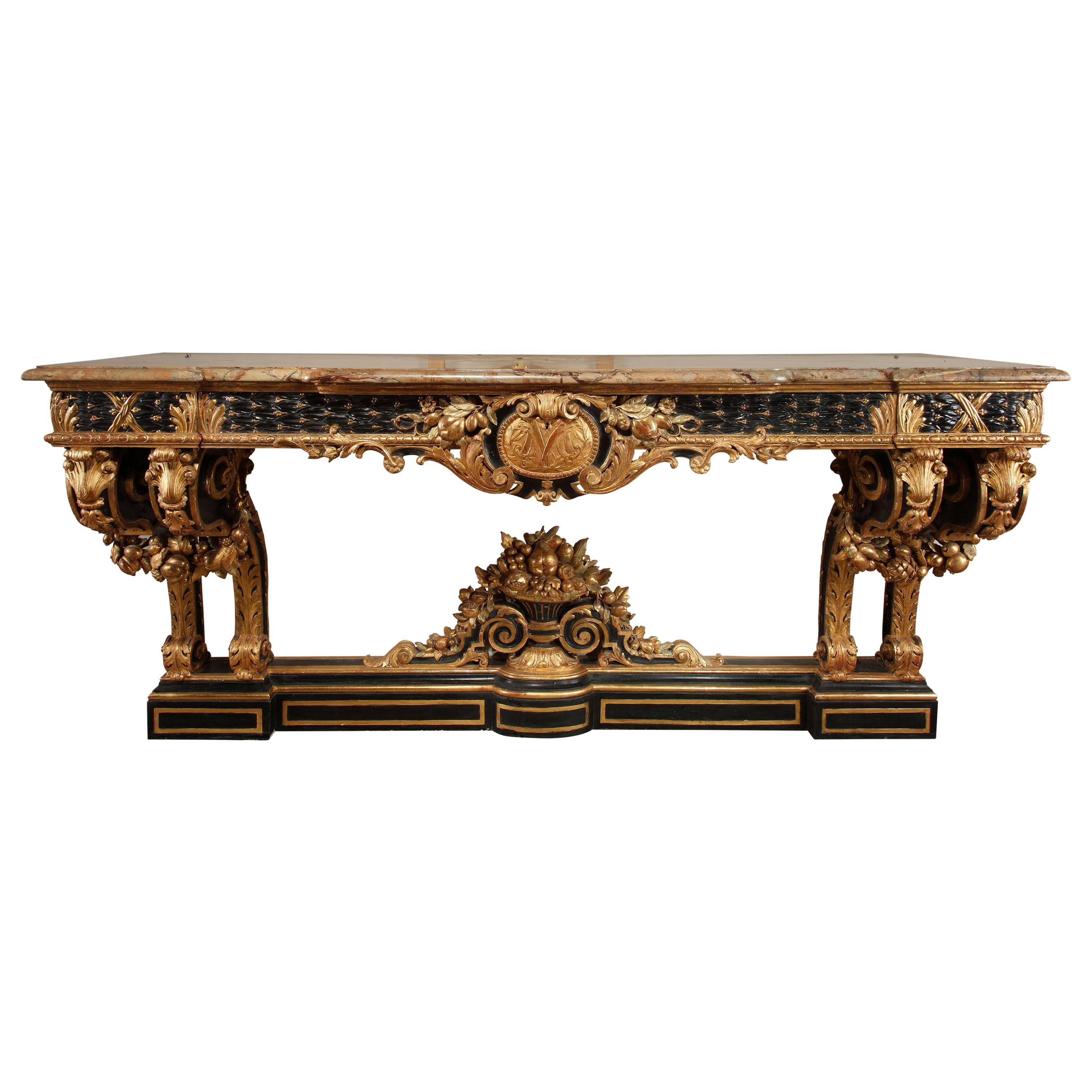 Exceptional Ceremonial Console, France, Circa 1860 at 1stDibs