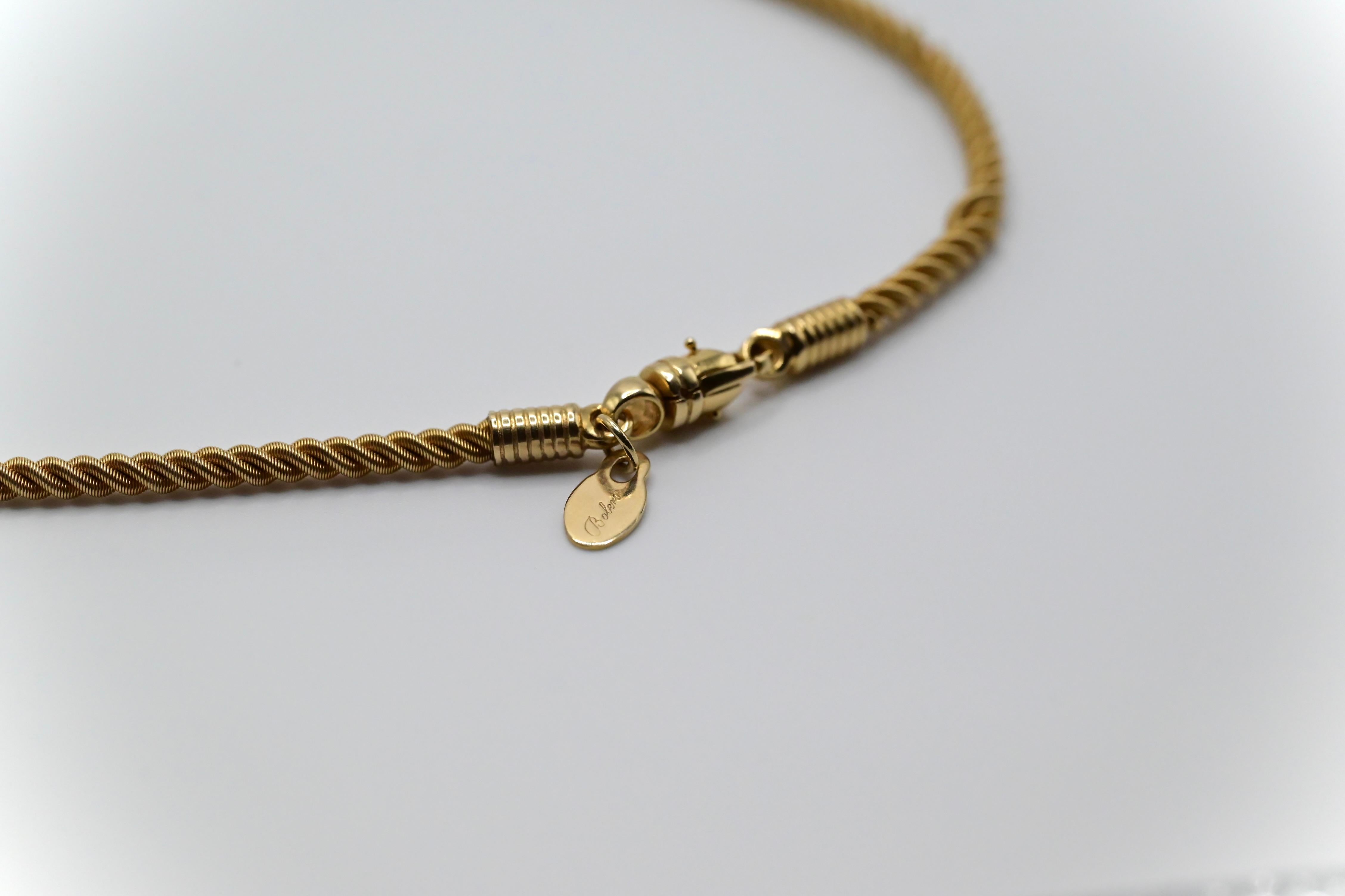 Exceptional Chinese 14k / 18k Gold and Jade Necklace For Sale at ...