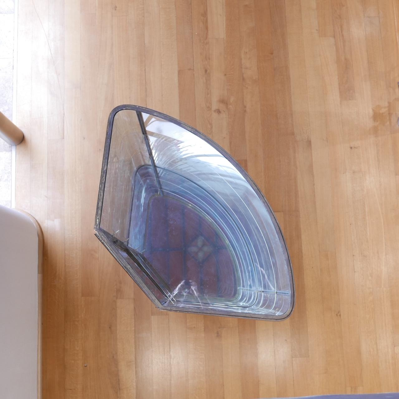 Exceptional Early 20th Century English Bow Glass Display Cabinet For ...