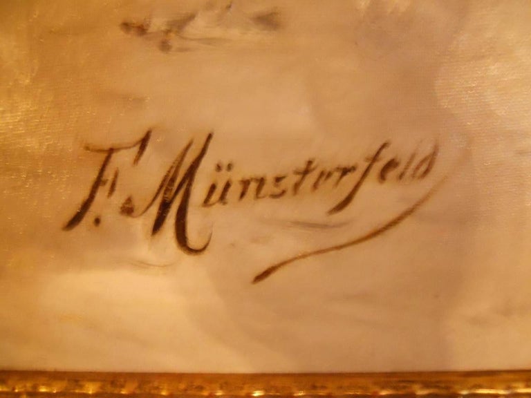 Exceptional F. Munsterfeld Painting For Sale at 1stDibs