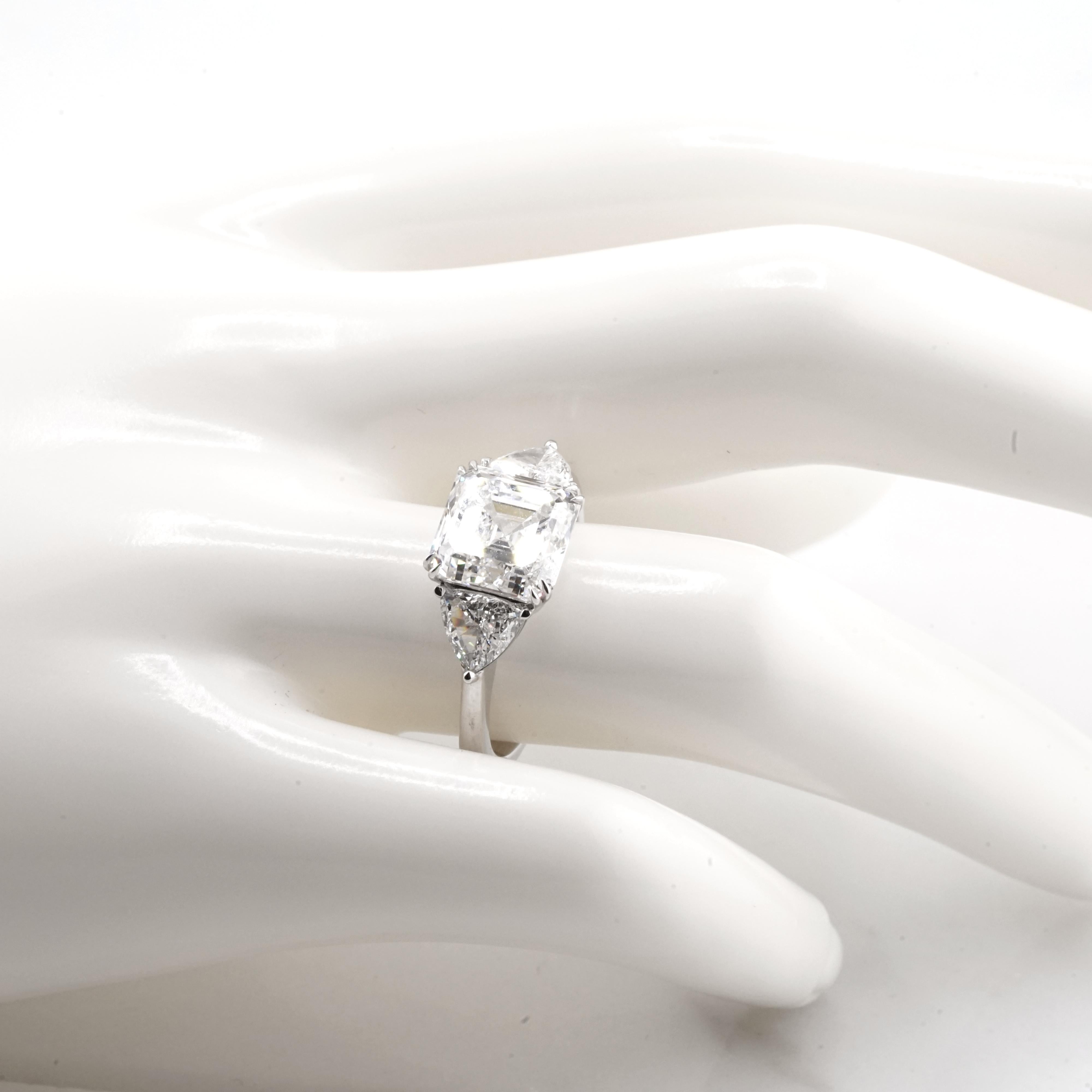GIA Certified 5 Carat Asscher Cut Diamond For Sale at 1stDibs