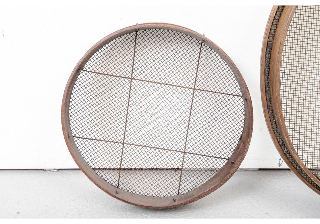 Exceptional Graduated Grouping of Five Antique Garden Riddles at 1stDibs