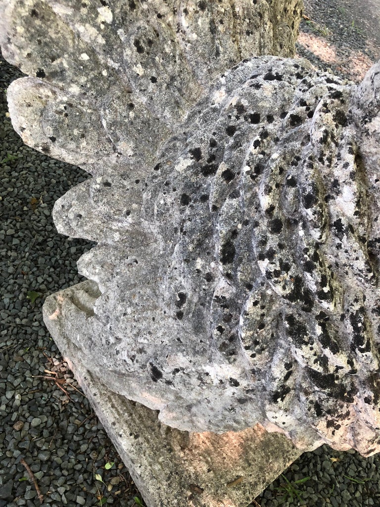 Exceptional Hand-Carved English Limestone Turkey For Sale at 1stDibs