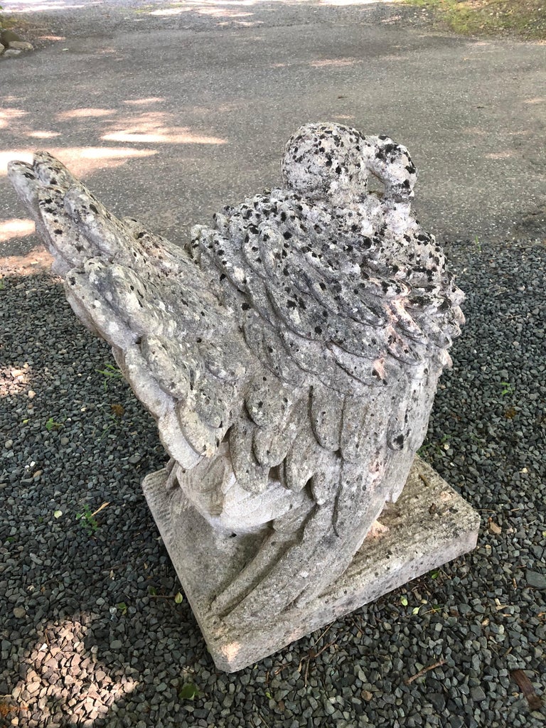 Exceptional Hand-Carved English Limestone Turkey For Sale at 1stDibs