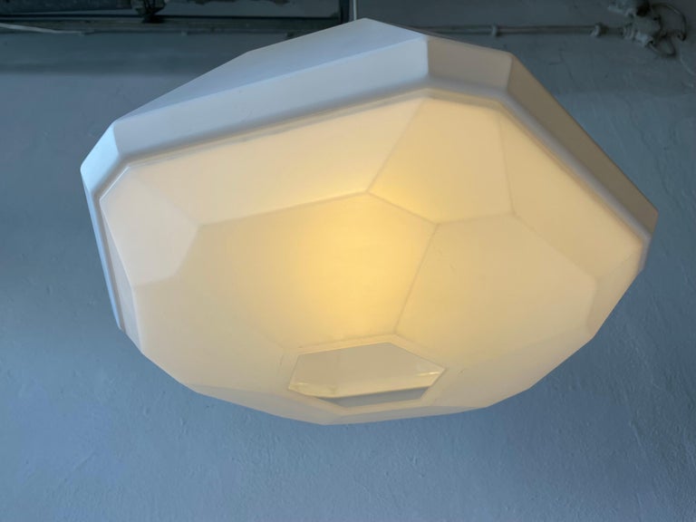 Exceptional Hard Plastic Ceiling Lamp by Rudolf Dörfler, 1960s ...