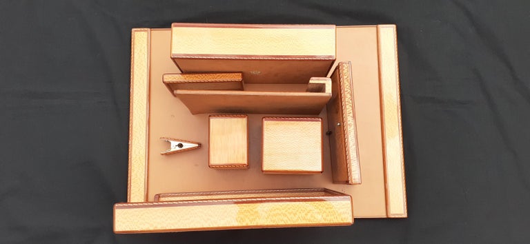 Exceptional Hermès 9 Pieces Desk Set in Lacquered Wood RARE at 1stDibs ...