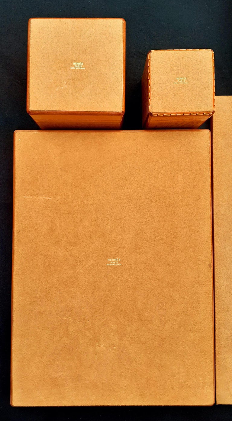 Exceptional Hermès 9 Pieces Desk Set in Lacquered Wood RARE at 1stDibs ...