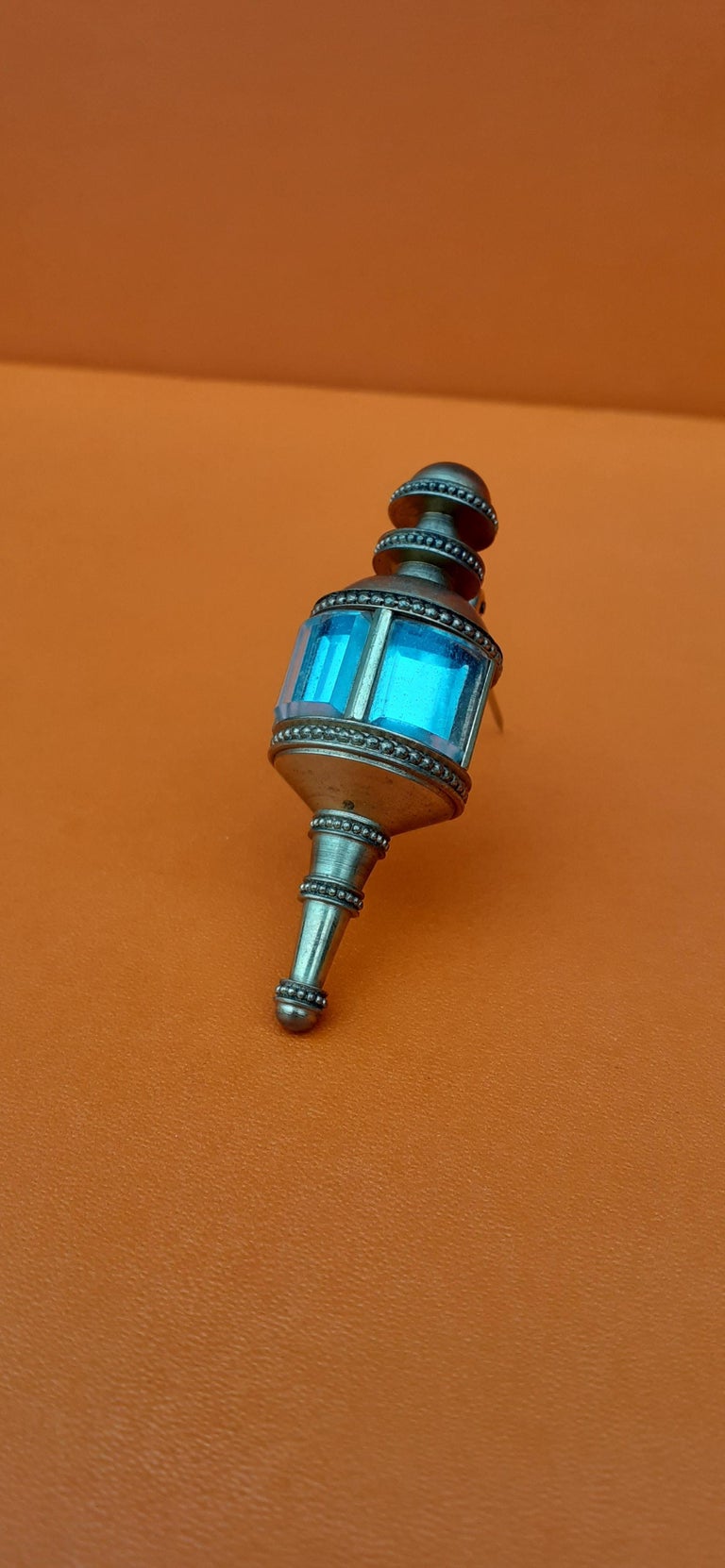 Exceptional Hermès Brooch Lapel Pin Carriage Lantern Golden Metal Rare ...
