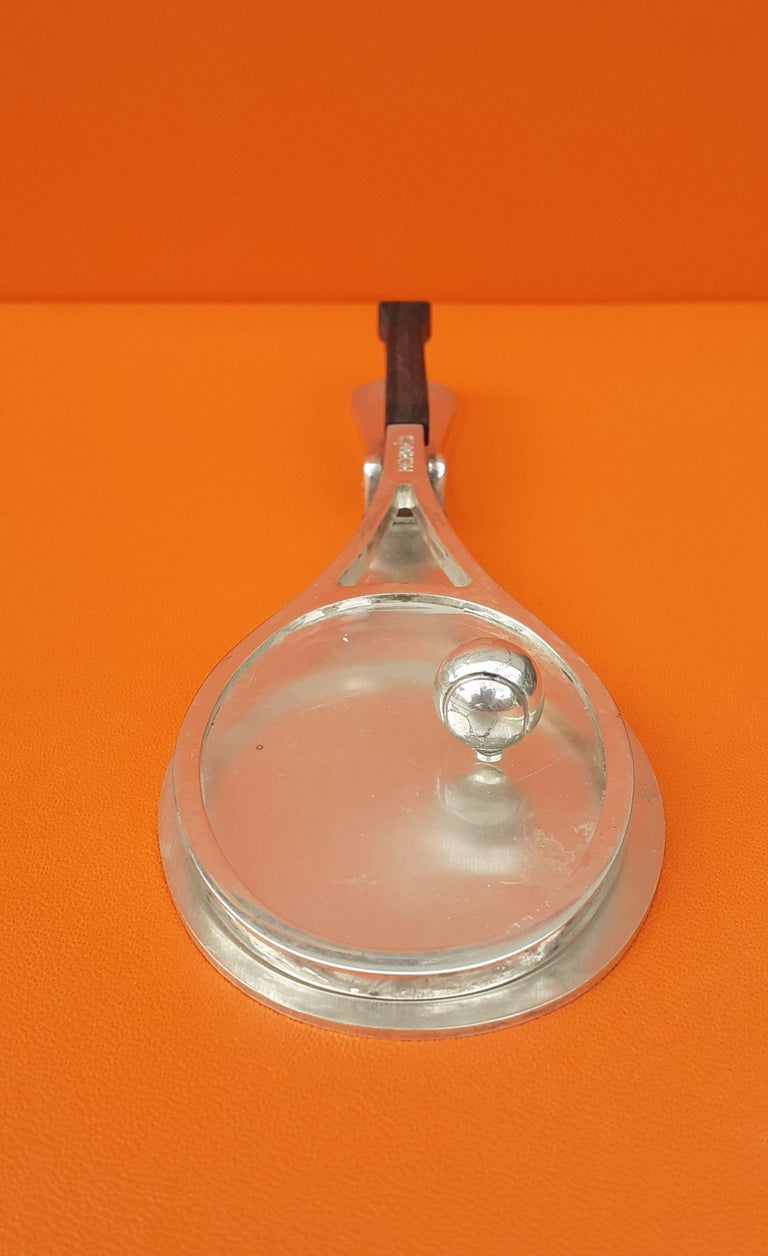 Exceptional Hermès Paper Money Clip in Tennis Racket and Ball Shape ...