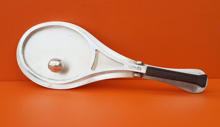 Exceptional Hermès Paper Money Clip in Tennis Racket and Ball Shape ...