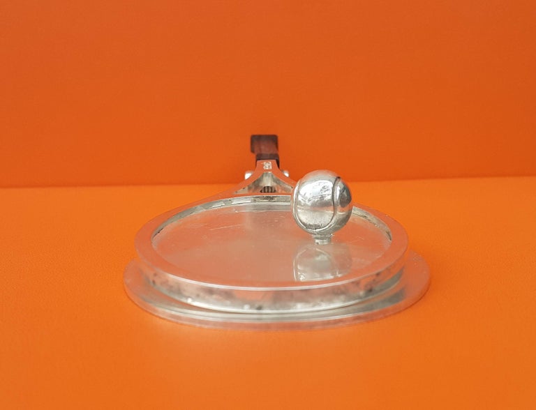 Exceptional Hermès Paper Money Clip in Tennis Racket and Ball Shape ...