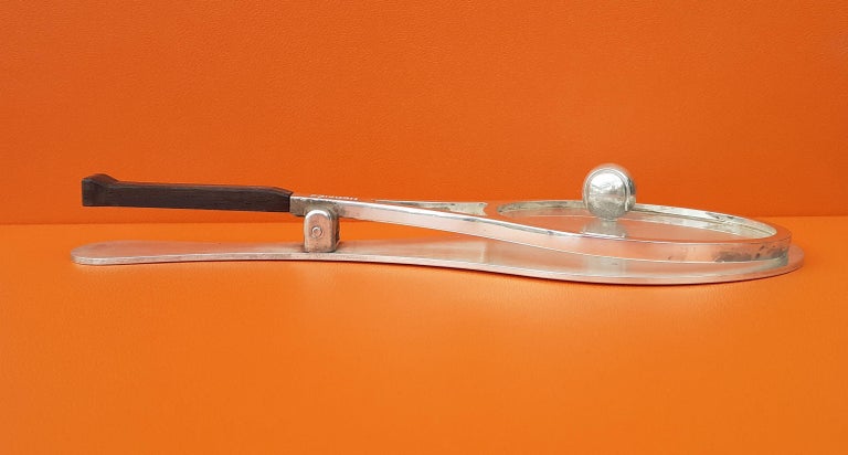 Exceptional Hermès Paper Money Clip in Tennis Racket and Ball Shape ...