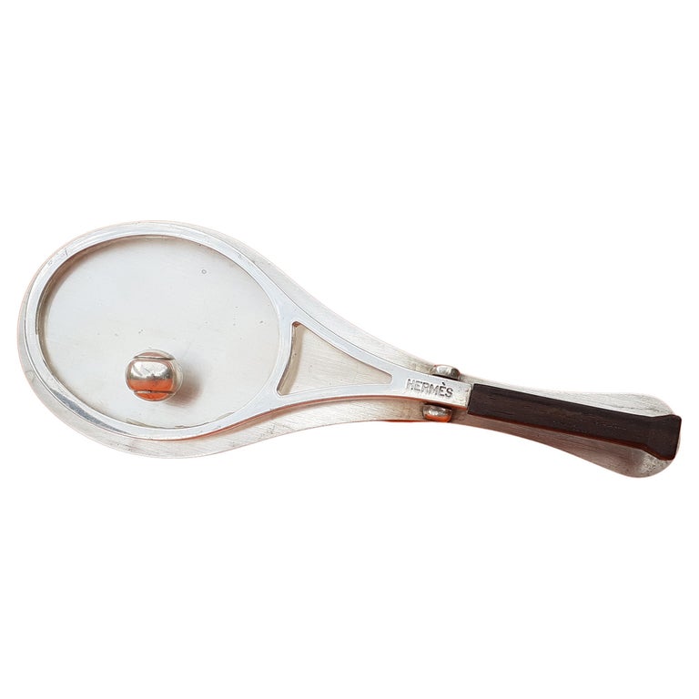 Exceptional Hermès Paper Money Clip in Tennis Racket and Ball Shape ...