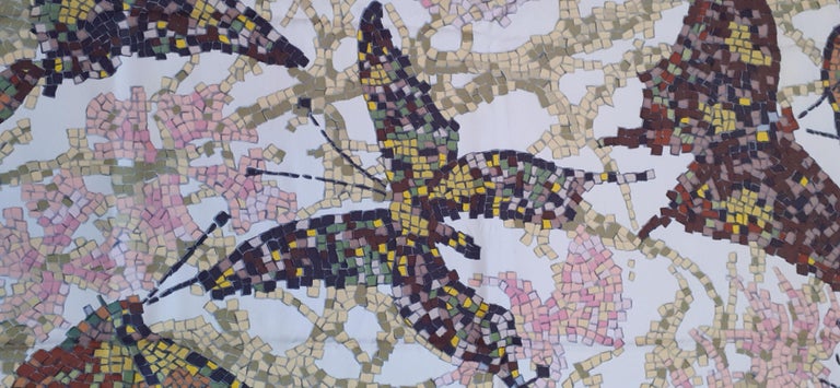 Exceptional Hermès Silk Scarf Papillons Mosaiques for Gallay Lise ...
